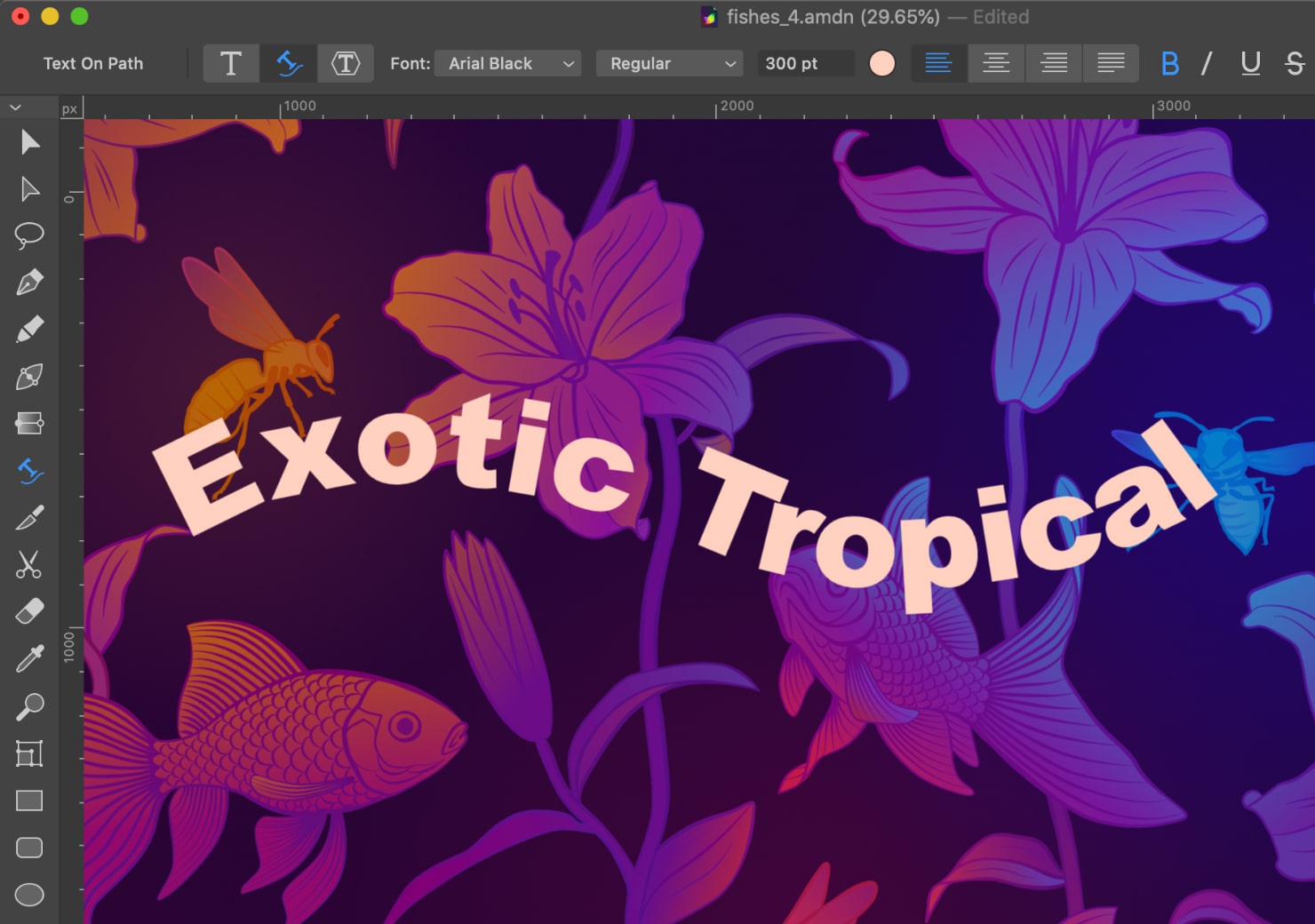 Text on a Path — creation and tips | Amadine Useful Articles