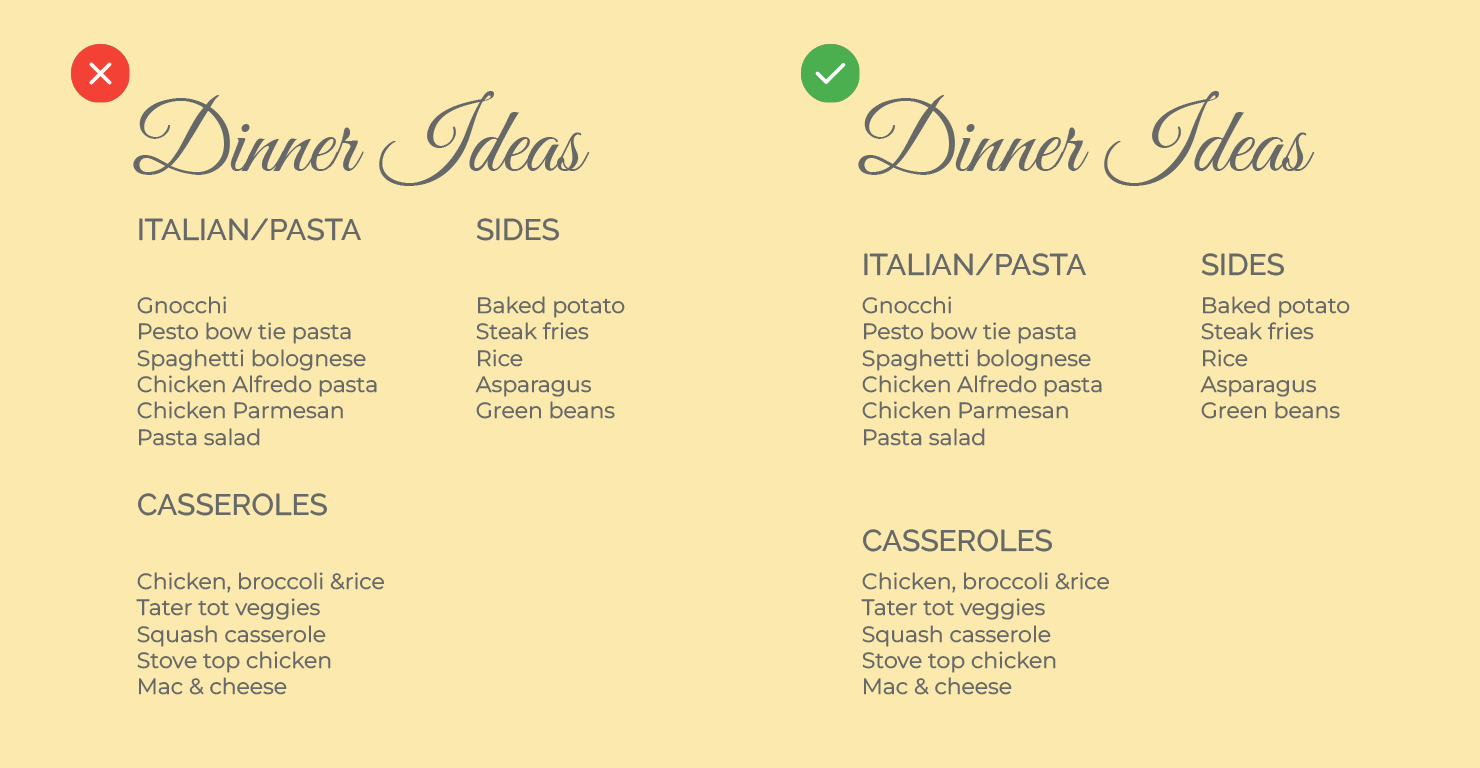 Typography rules for graphic design | Amadine Useful Articles