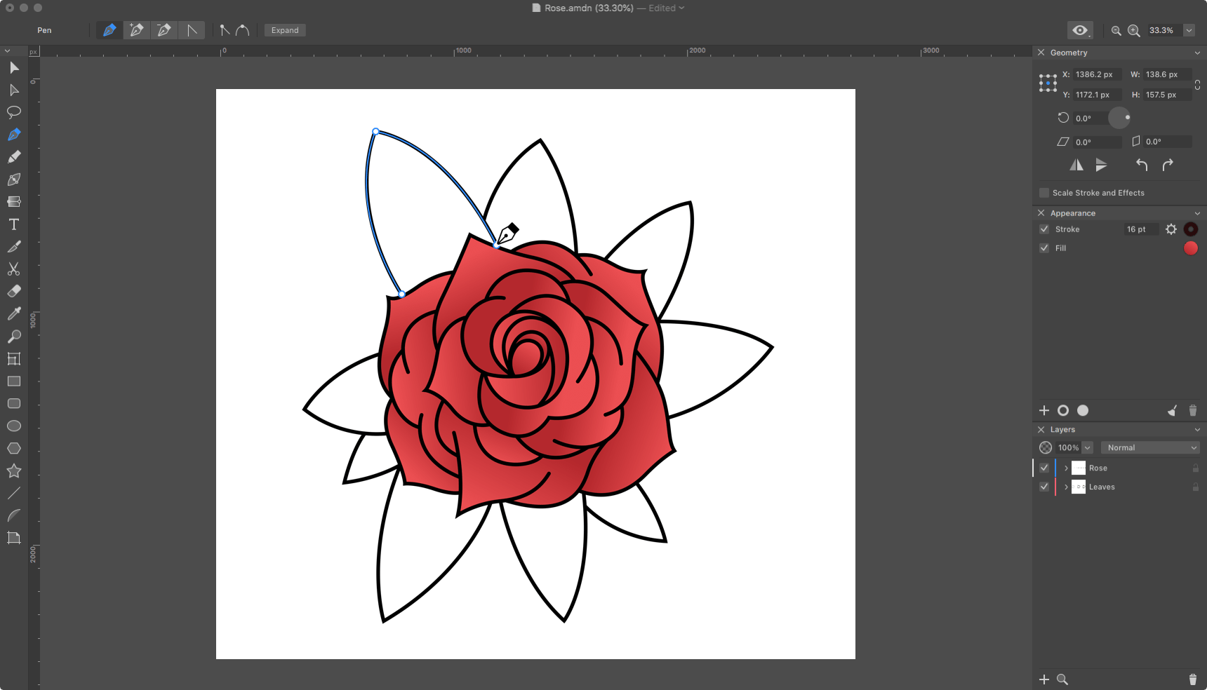 How to Draw a Rose | Amadine Illustrated How-to Articles