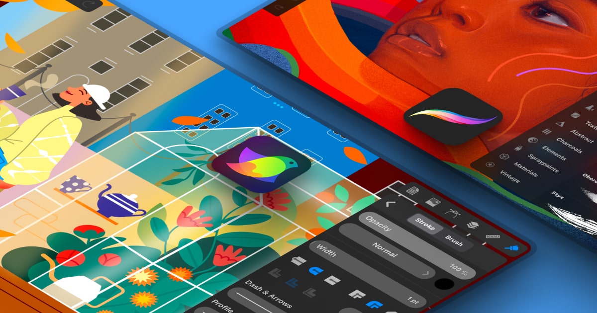 Amadine and Procreate comparison | Amadine Useful Articles