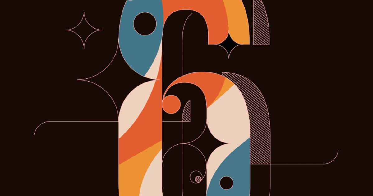 Minimalist style number in Amadine | Amadine Illustrated How-to Articles