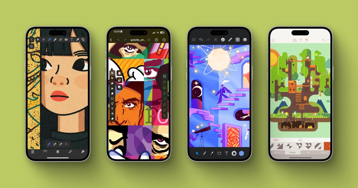 iPhone Best Vector Drawing Apps | Amadine Useful Articles